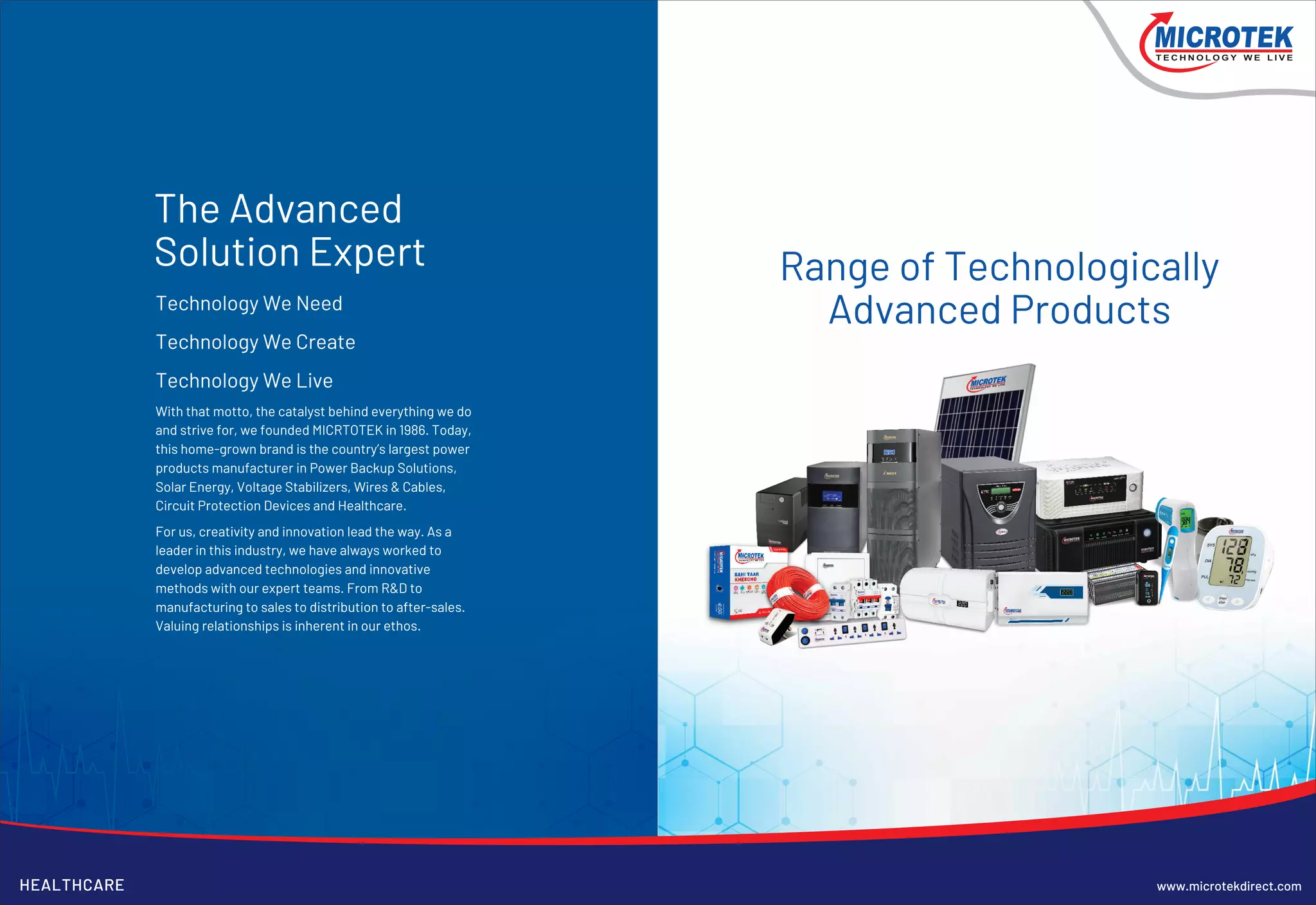 Health Care Products - Microtek India | PDF
