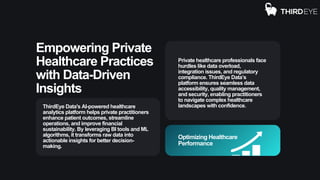 Healthcare Analytics Platform for Private Practicing Professionals | PDF