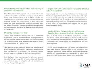 Data Management - a top Priority for Healthcare Practices | PPT