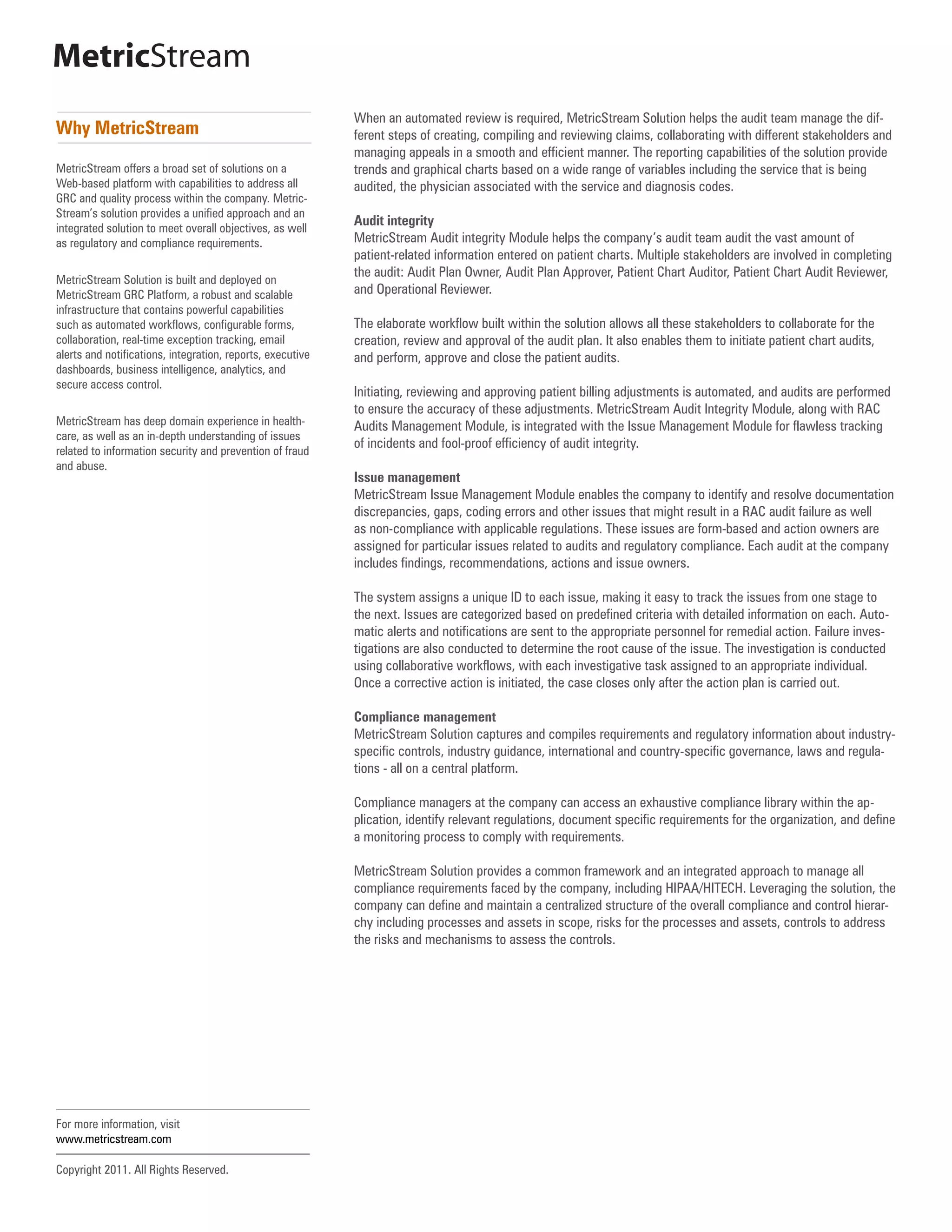 Healthcare Audit Compliance | PDF