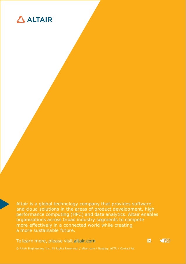 Altair Data analytics for Healthcare. | PDF