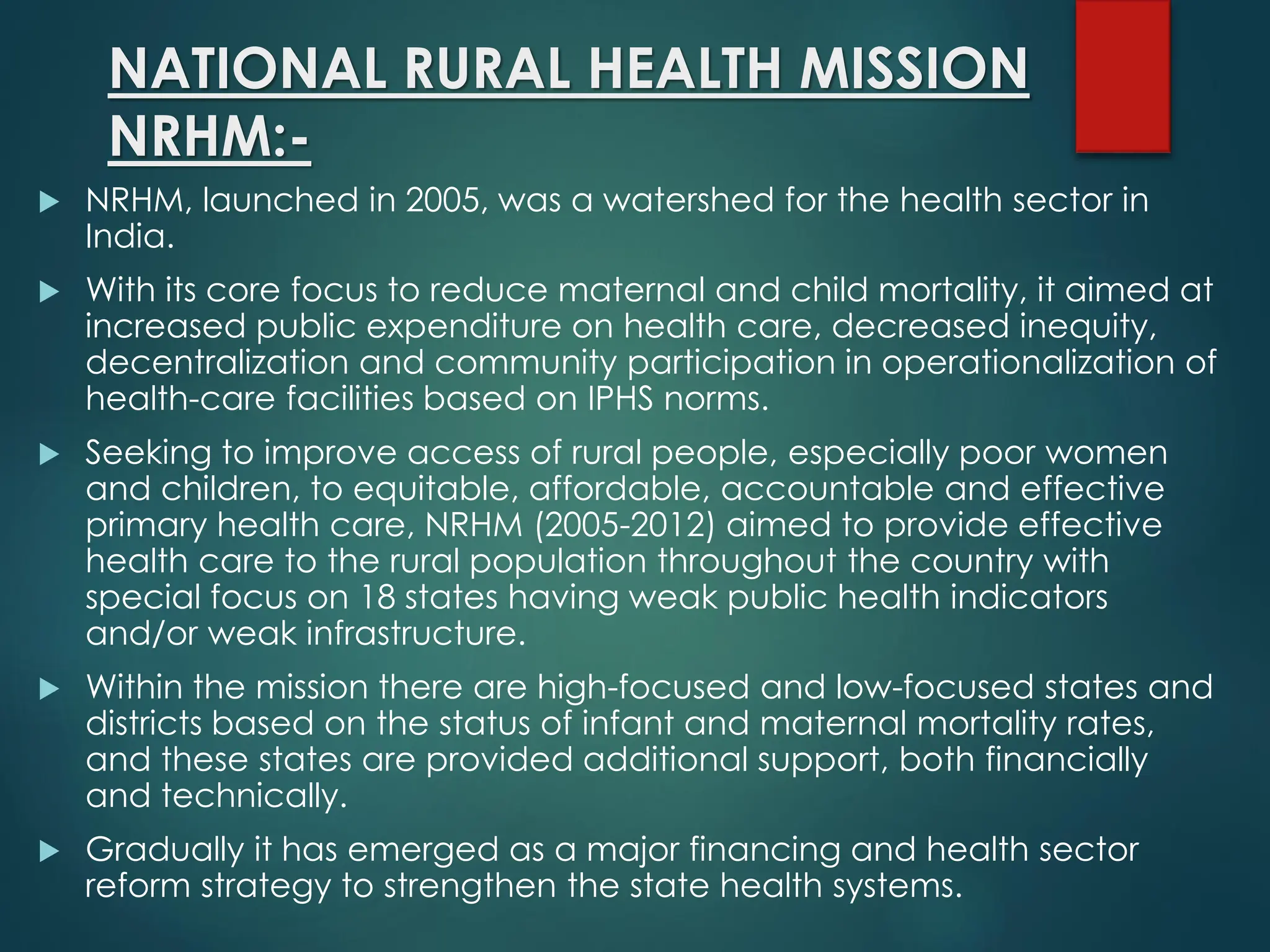 Healthcare-delivery-system in india. DRC, PHC, and CHC | PDF