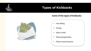 Healthcare Fraud: Illegal Kickback Schemes in Medicare & Medicaid | PDF