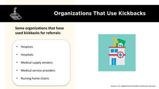 Healthcare Fraud: Illegal Kickback Schemes in Medicare & Medicaid | PDF