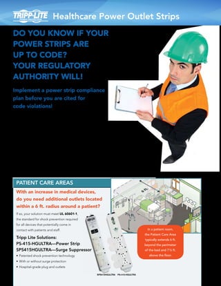 Power Strip & Surge Protector Guide in Healthcare Facilities – Tripp ...