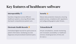 Healthcare Software Development Services Ppt