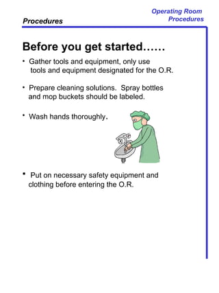 Healthcare-Trainining-procedures-cleaning procedure for operation room ...