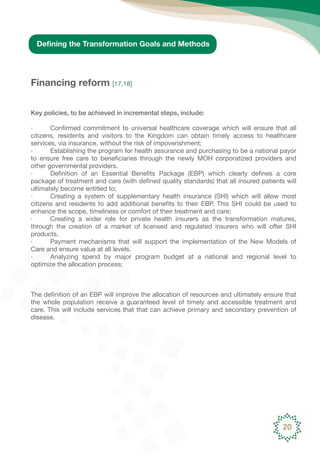 Healthcare transformation-strategy in Saudi Arabia | PDF