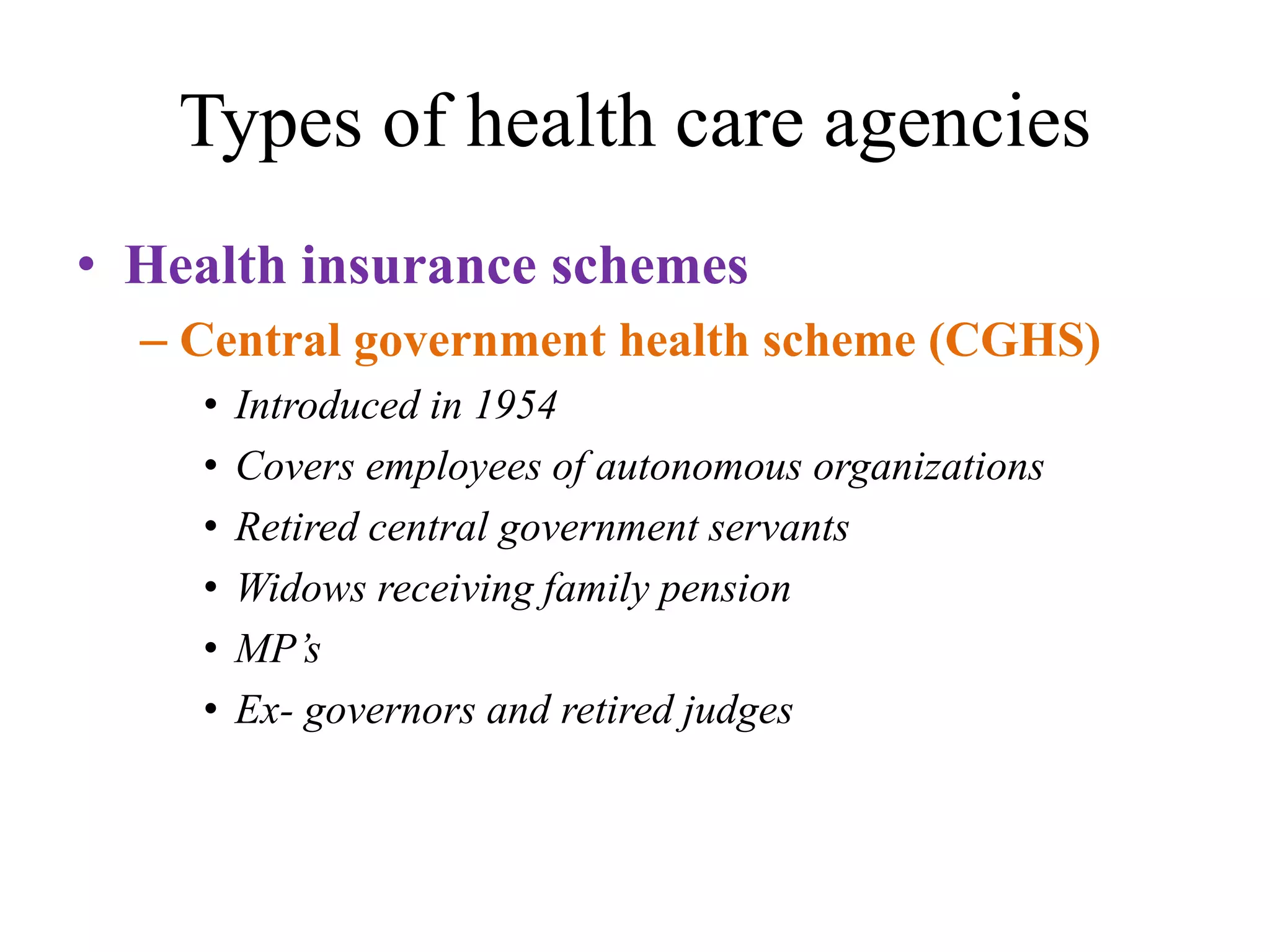 Health care agencies | PPTX