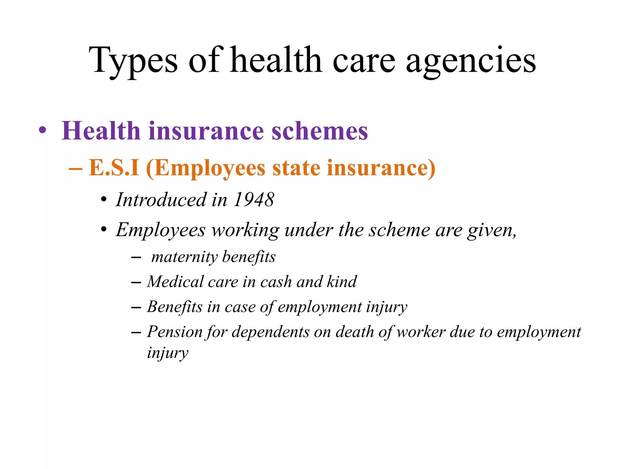 Health care agencies | PPTX
