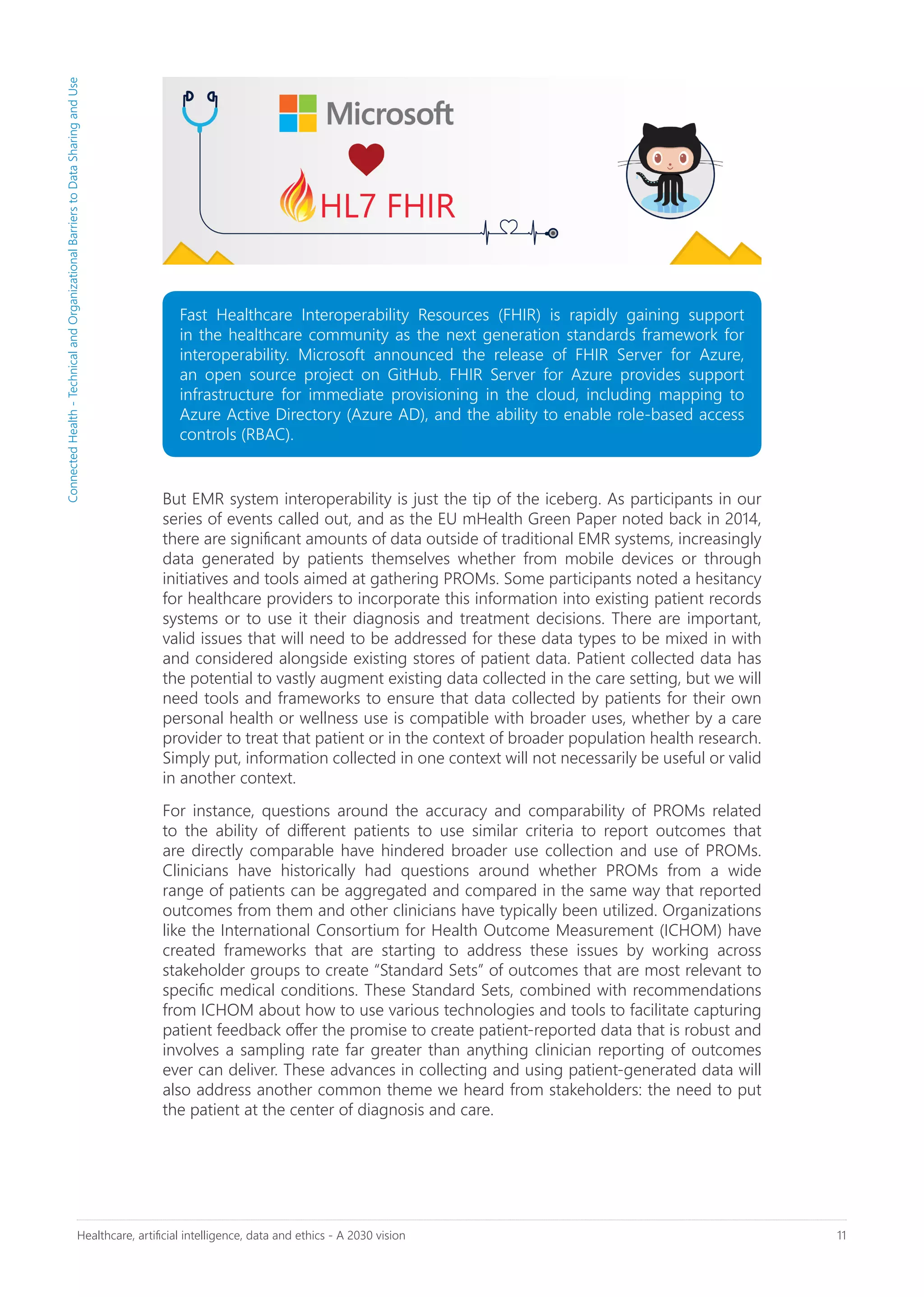 Healthcare AI Data & Ethics - a 2030 vision | PDF