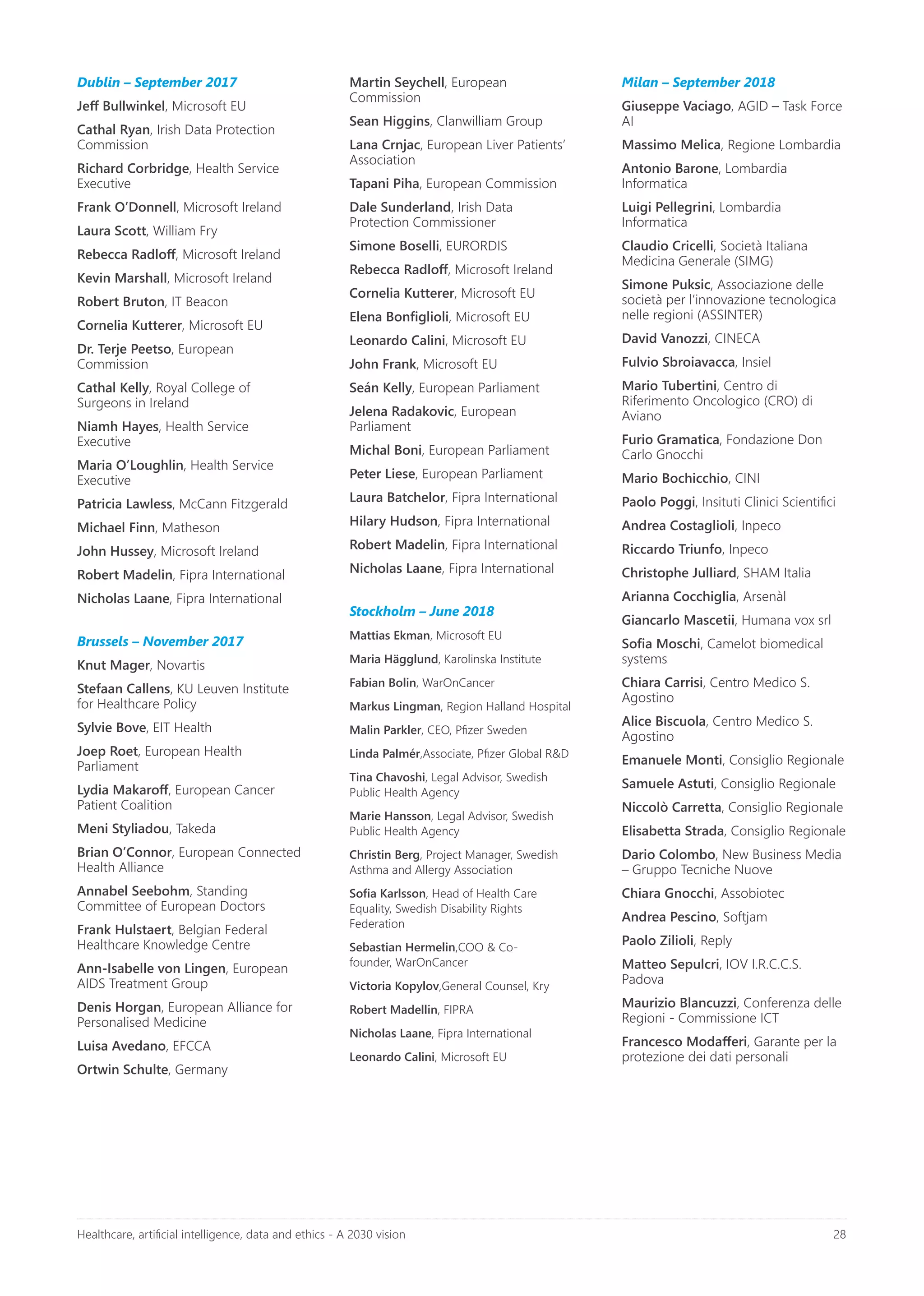 Healthcare AI Data & Ethics - a 2030 vision | PDF