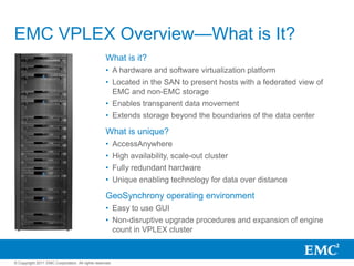 Healthcare and emc vplex v.4 slideshare | PPT