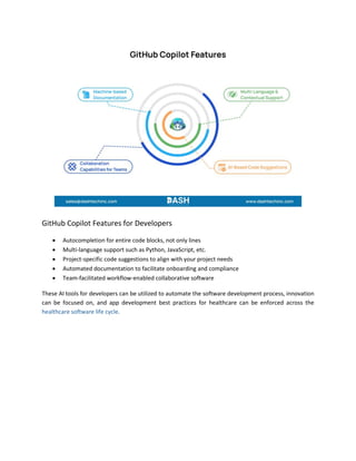 Healthcare App Development - Top Benefits of GitHub Copilot.pdf