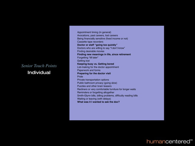 Health Care Customer Archetypes Innovating For Key Dimensions of ...