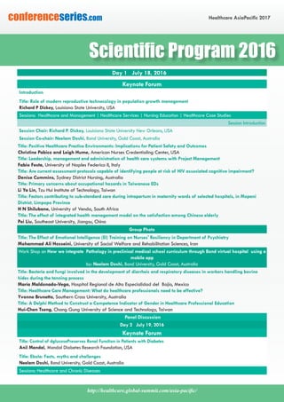 Healthcare asia pacific 2017 brochure | PDF