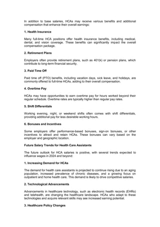 Health Care Assistant Jobs- A Comprehensive Guide to Salary ...