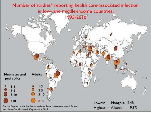 Health care associated infections