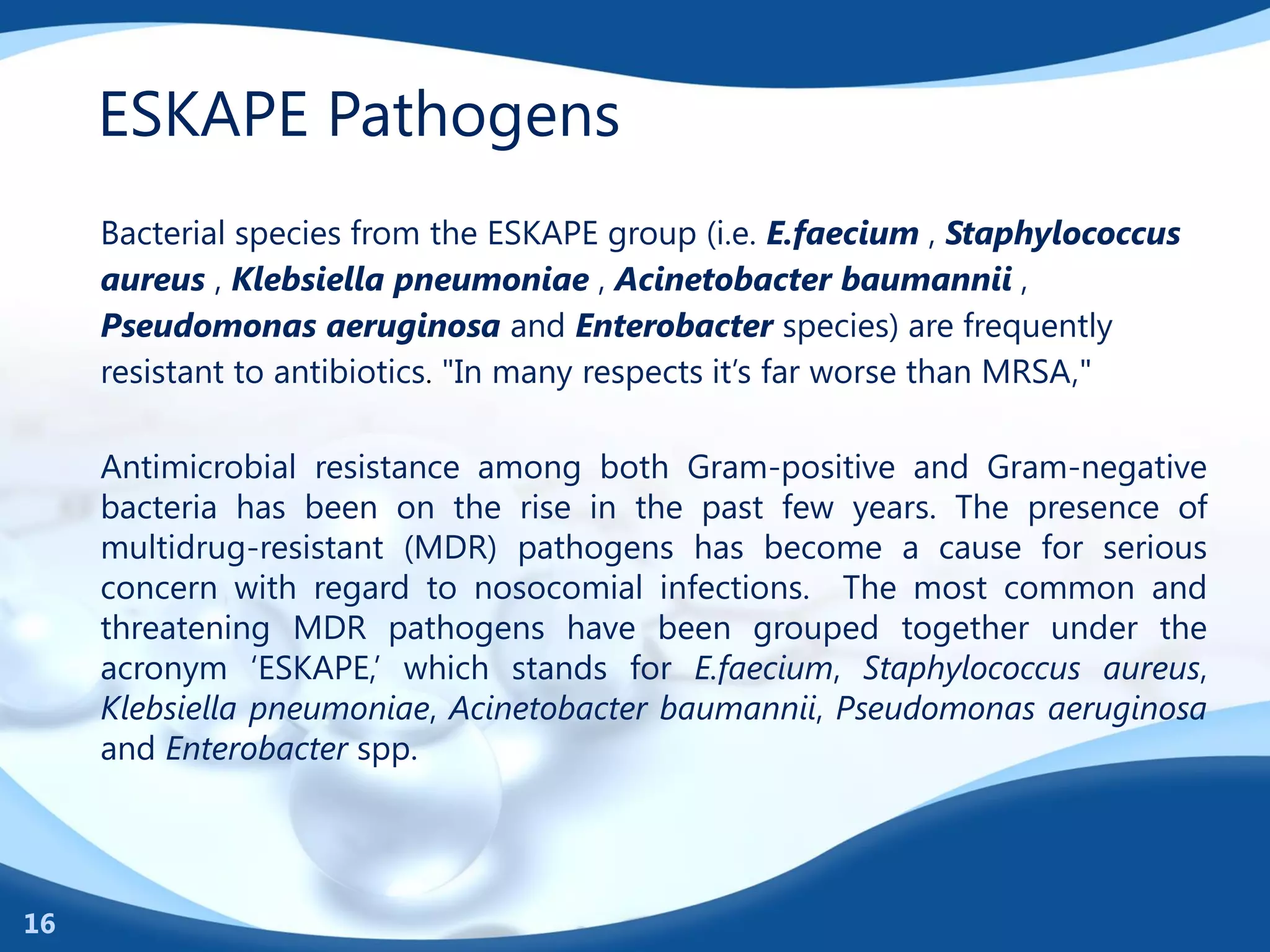 Healthcare associated infections and eskape pathogens | PDF