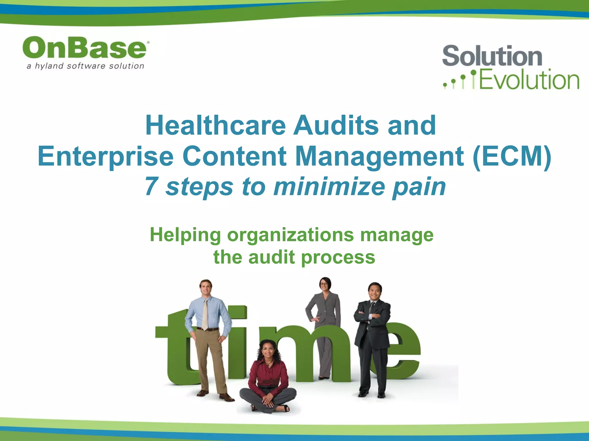 Seven steps to minimize the pain of healthcare audits, including RACs ...