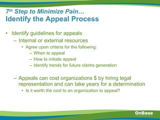 Seven steps to minimize the pain of healthcare audits, including RACs | PPT | Health Insurance ...