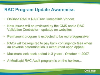 Seven steps to minimize the pain of healthcare audits, including RACs | PPT | Health Insurance ...