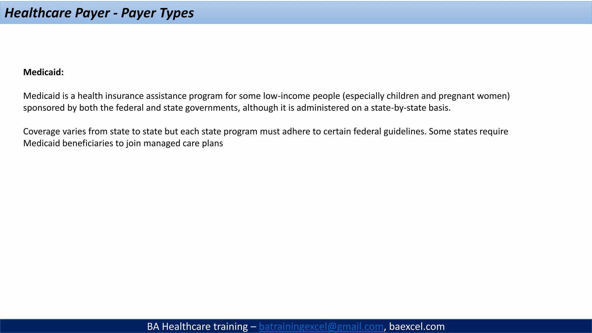 Healthcare business analysis concepts | PPTX