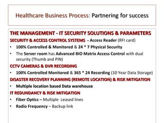 Healthcare business process partnering for success. ver. 1.3 | PPT