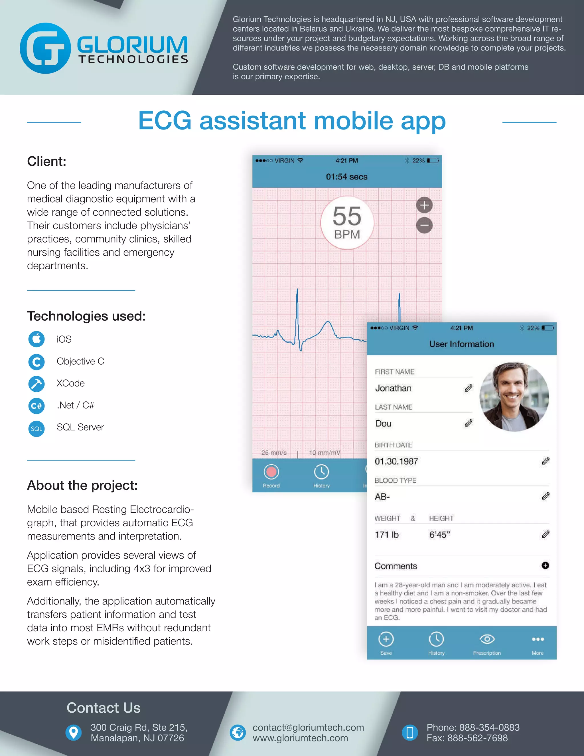 Healthcare case studies_Glorium_Technologies | PDF | Cloud Computing | Internet