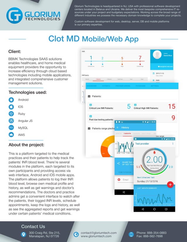 Healthcare case studies_Glorium_Technologies | PDF | Cloud Computing | Internet