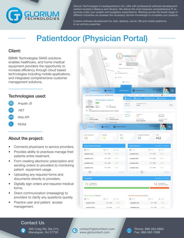 Healthcare case studies_Glorium_Technologies | PDF | Cloud Computing | Internet