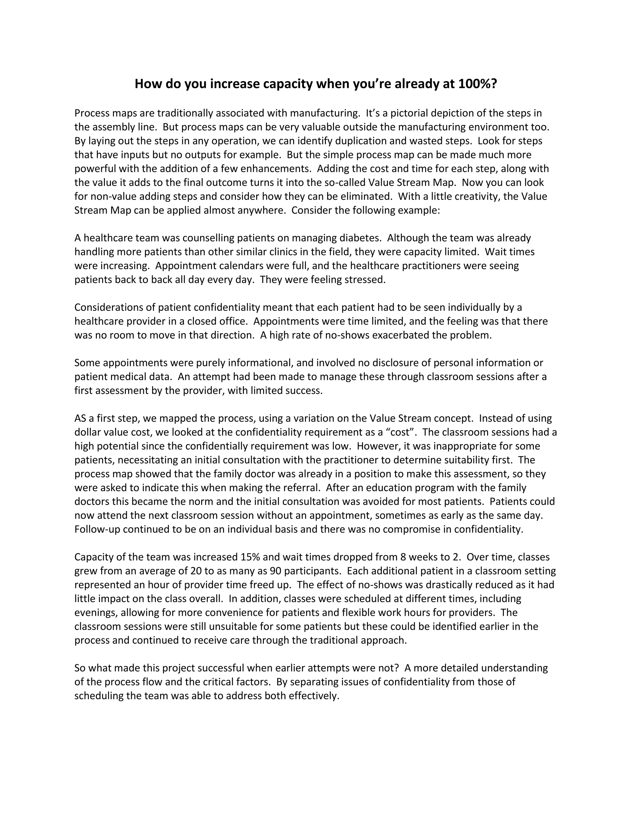 Healthcare case study article | PDF