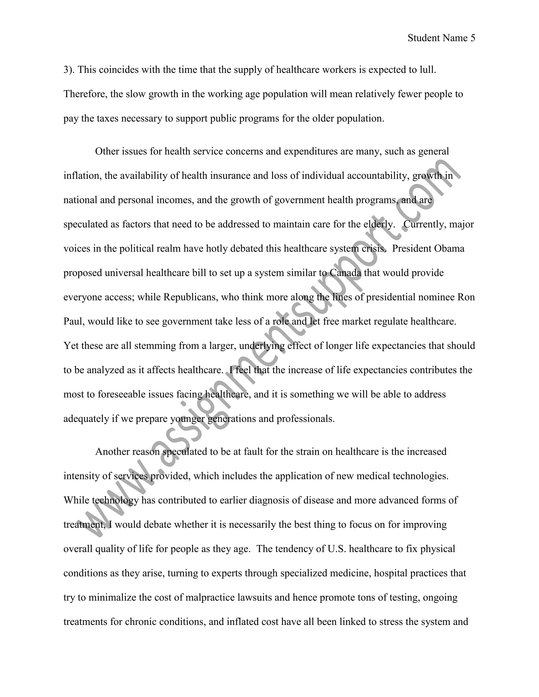 Healthcare causal essay sample from assignmentsupport.com essay writing ...