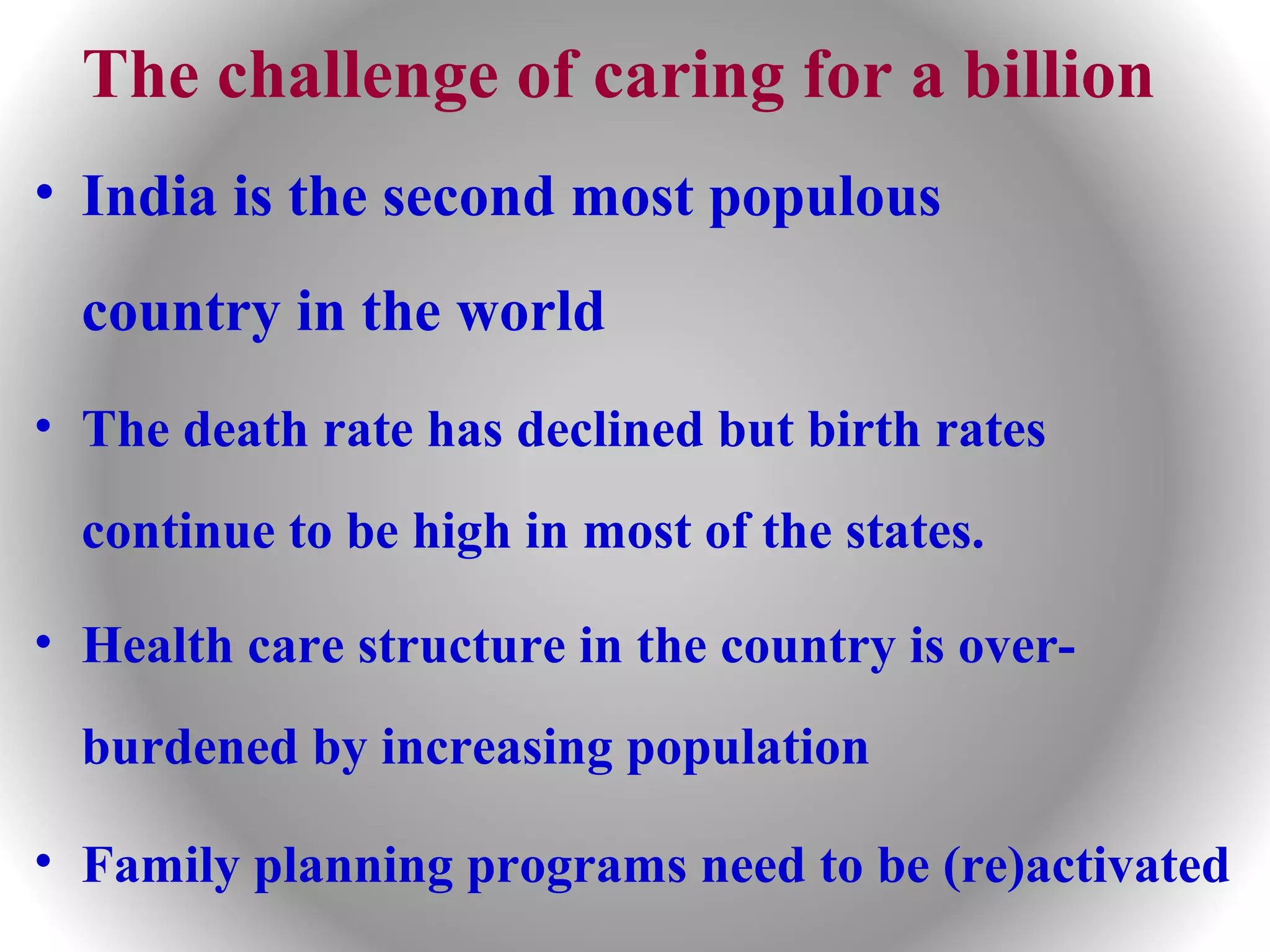 Healthcare challenges developing countries role 2015 | PPT