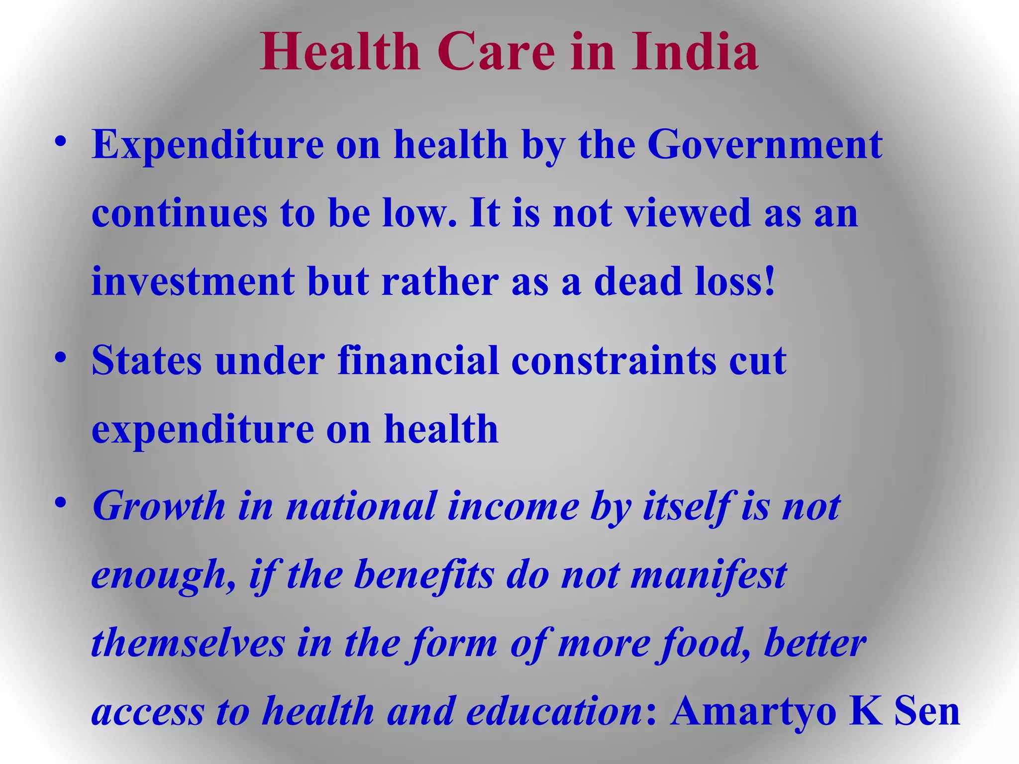 Healthcare challenges developing countries role 2015 | PPT