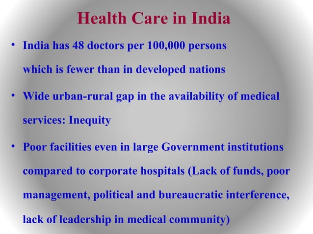 Healthcare challenges developing countries role 2015 | PPT