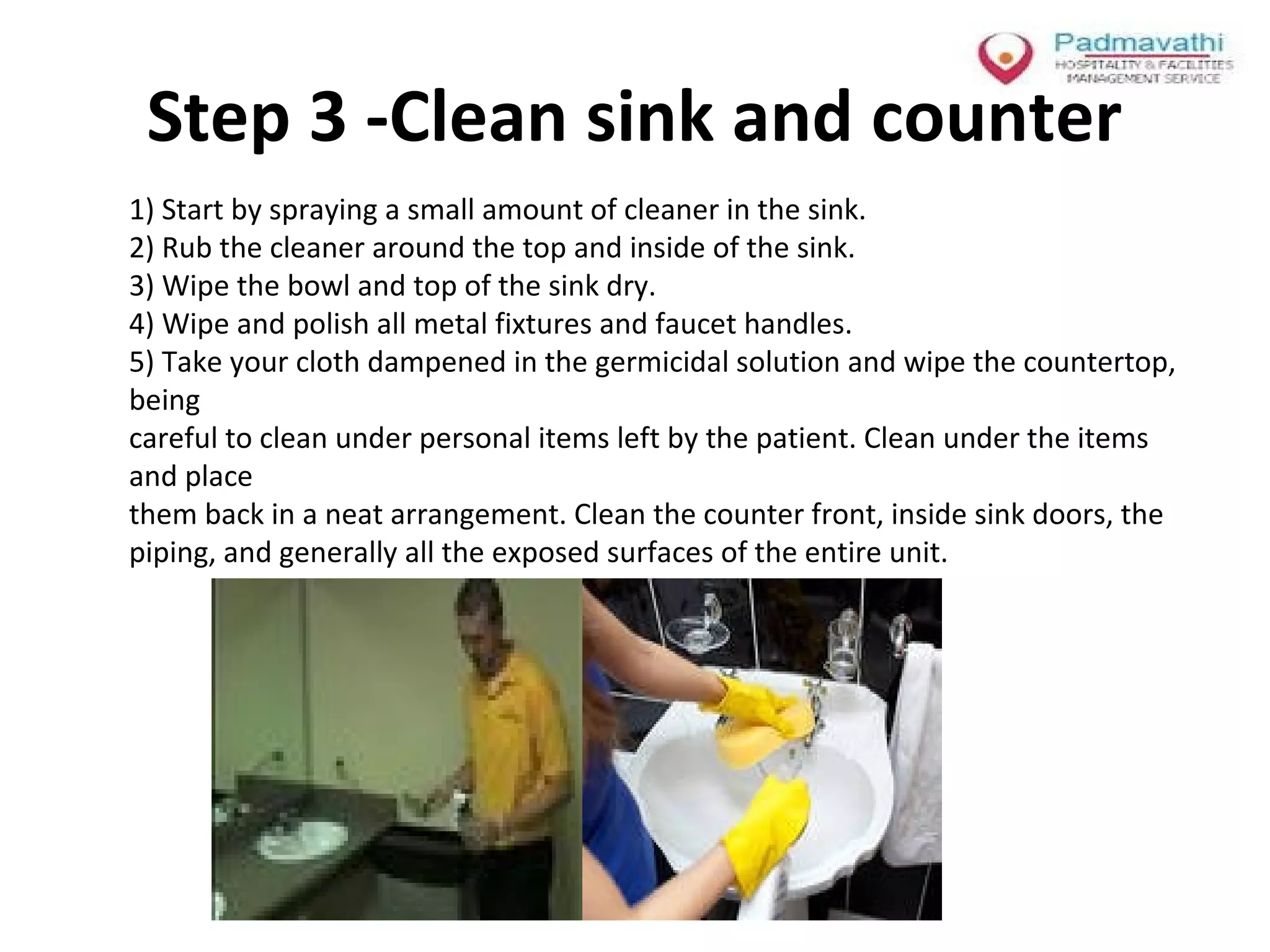 Health care cleaning sanitation procedures module | PPT