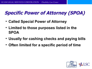Powers of Attorney & Guardianship | PPT | Adoption and Fostering ...
