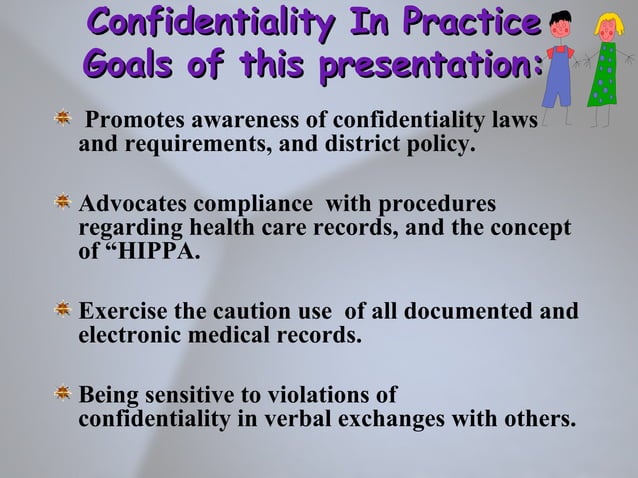 Healthcare confidentiality training.2013bev | PPT | Health Insurance ...