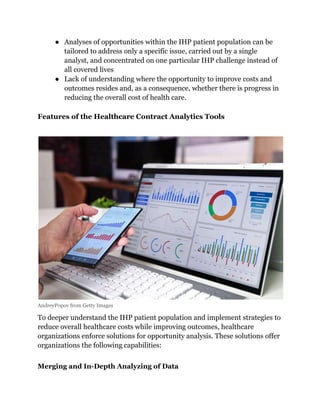 Healthcare Contract Analytics Software for ACOs to Execute At-Risk ...