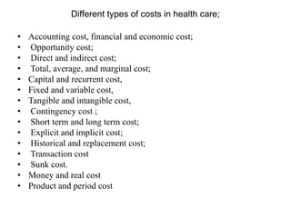 Health care cost | PPTX