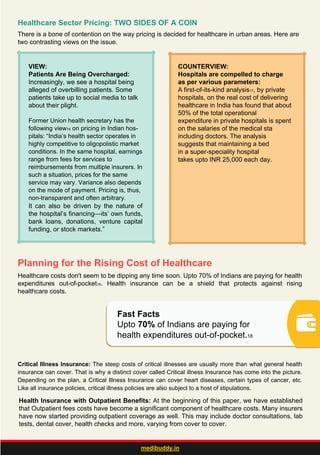 Healthcare costs raising in india | PDF
