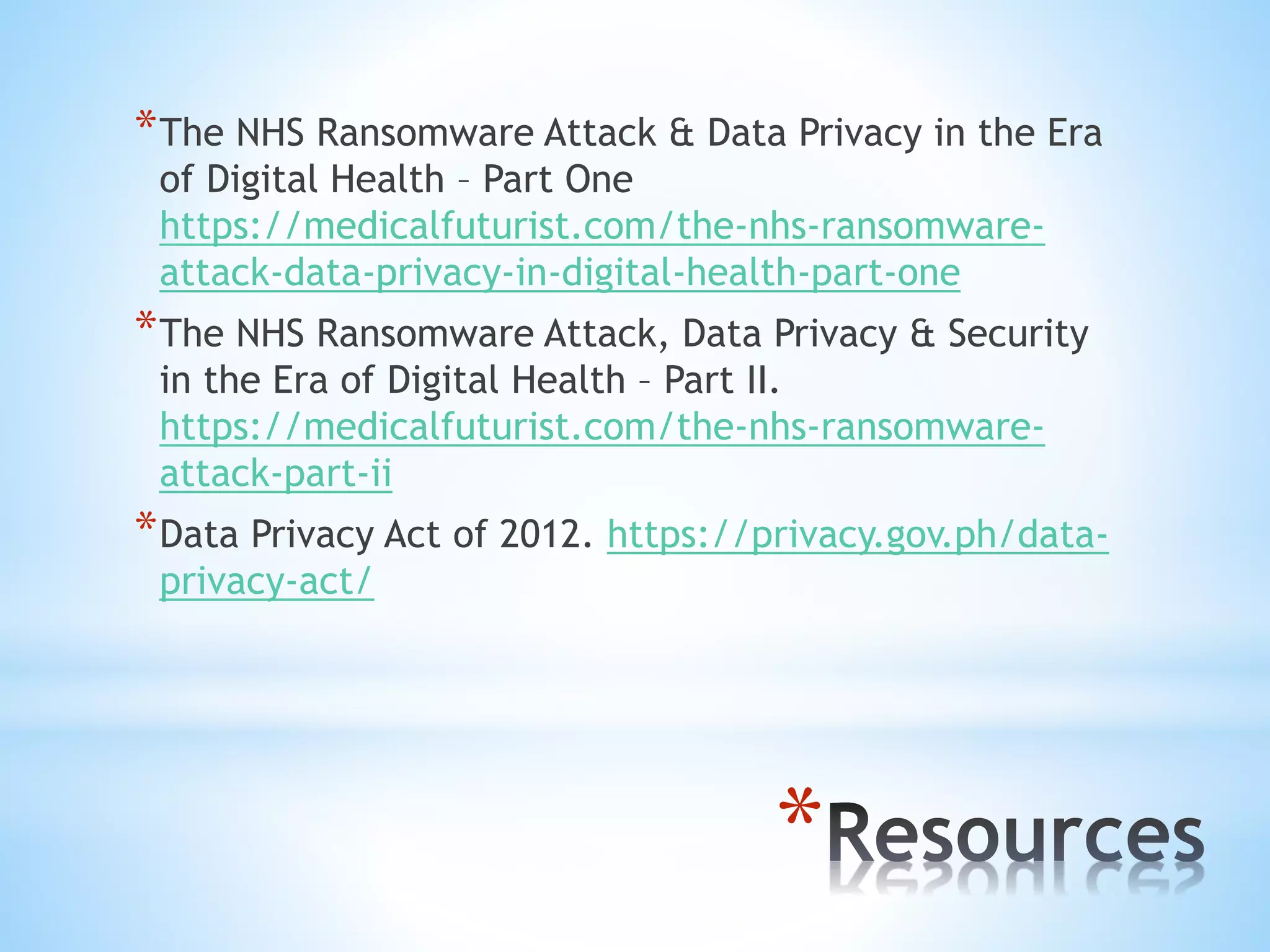 Healthcare data and their protection in the philippines | PPTX