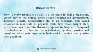 Healthcare Data Transformation using Genetic Information as an NFT The ...