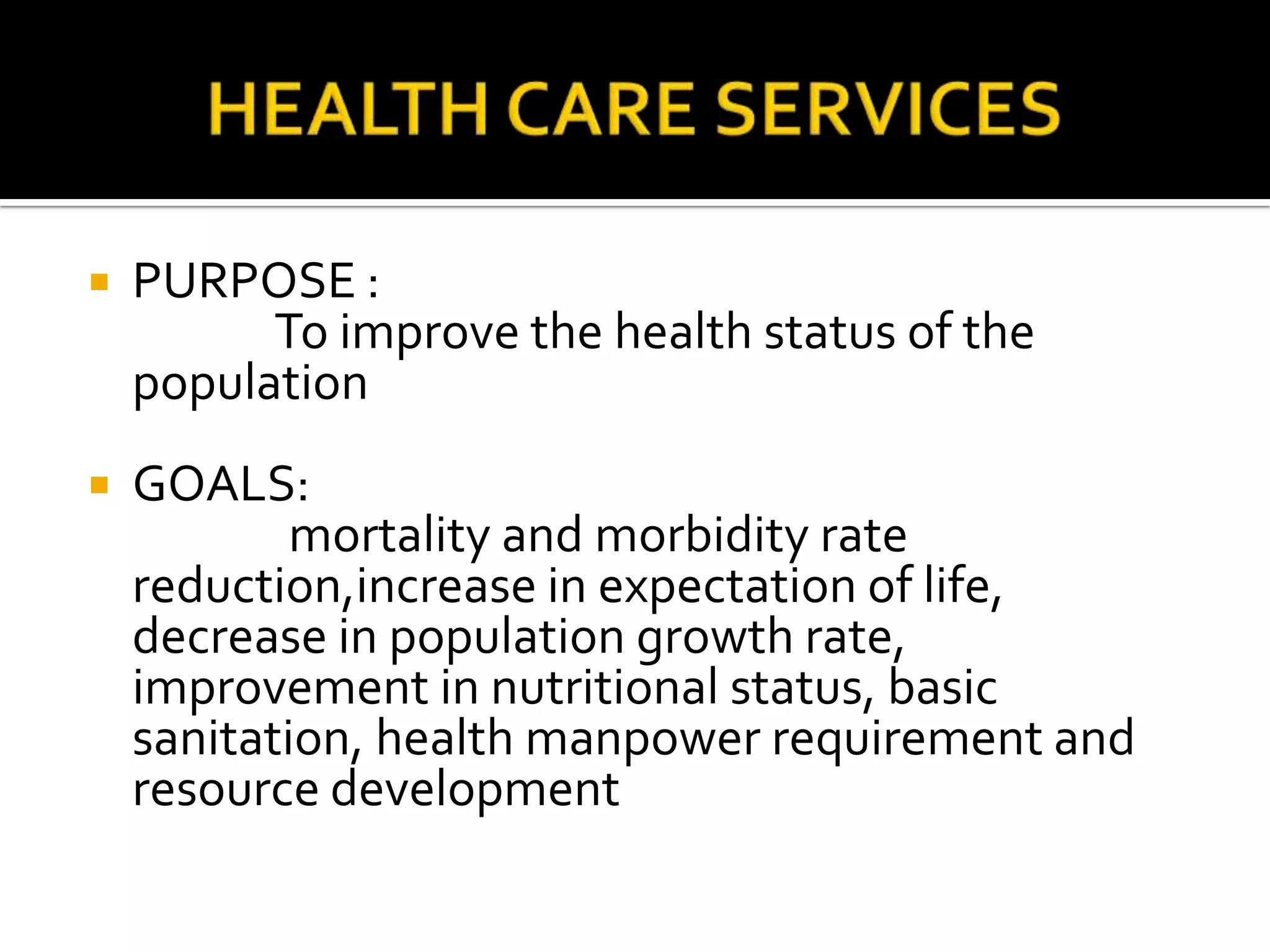 Health care delivery ppt | PPTX