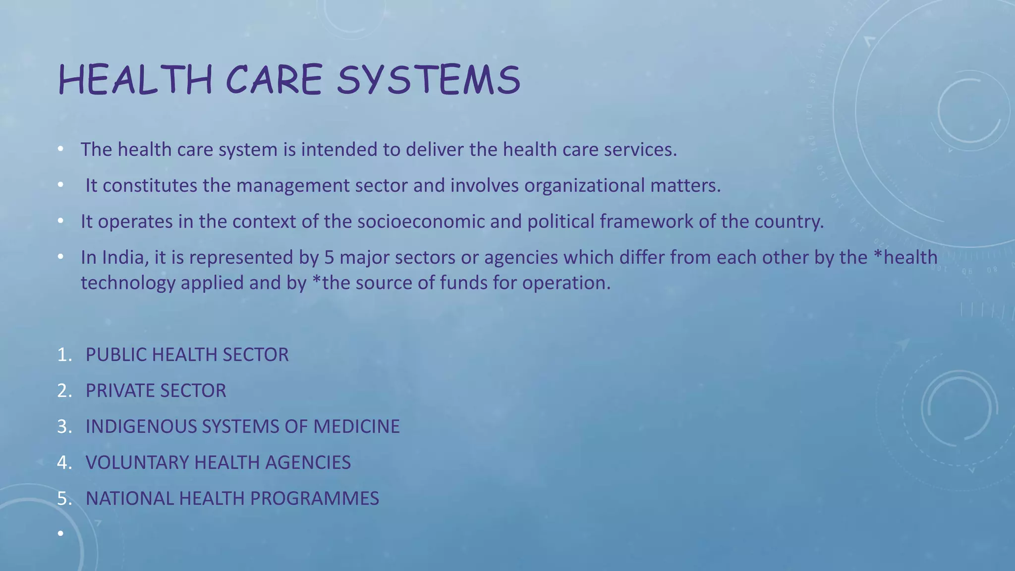 Health care delivery system | PPTX