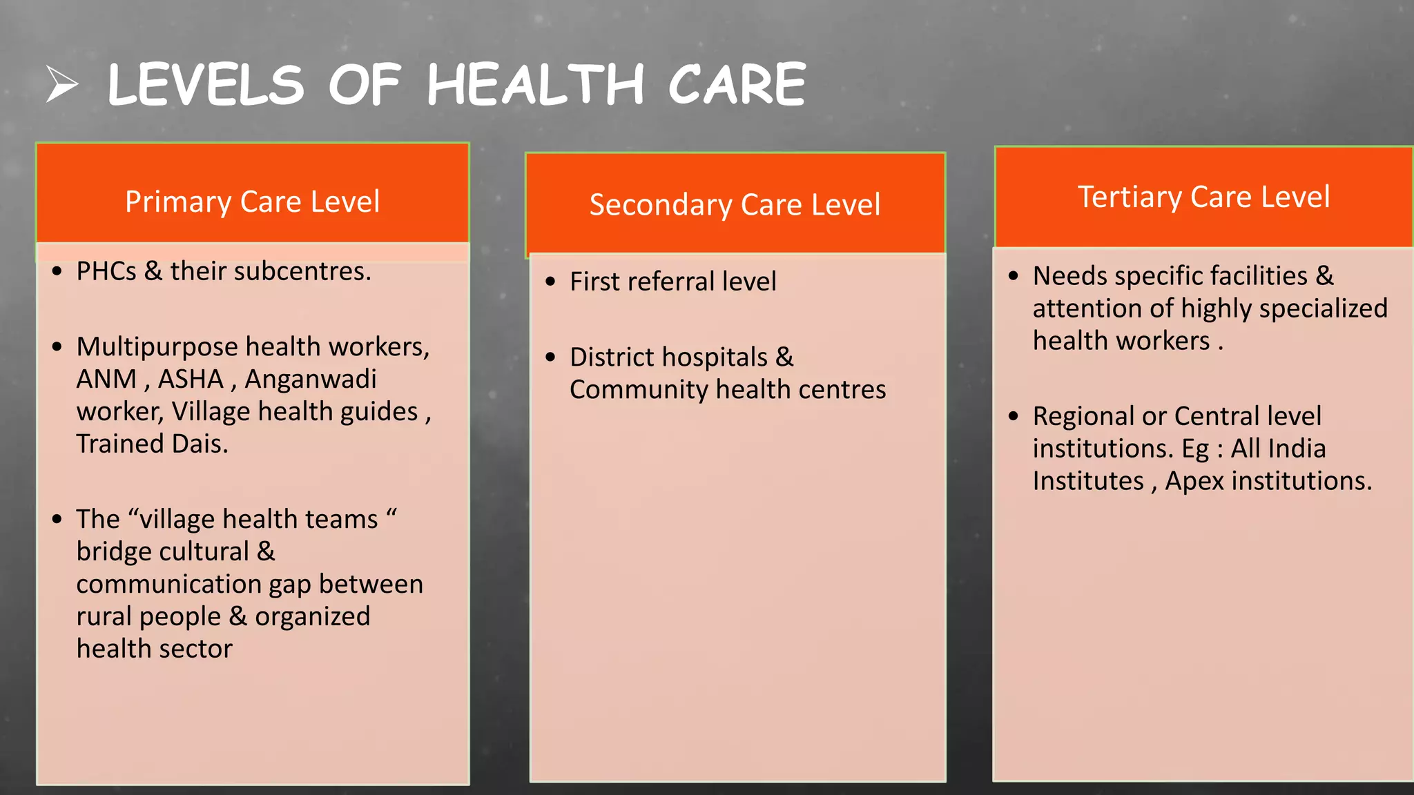Health care delivery system | PPTX