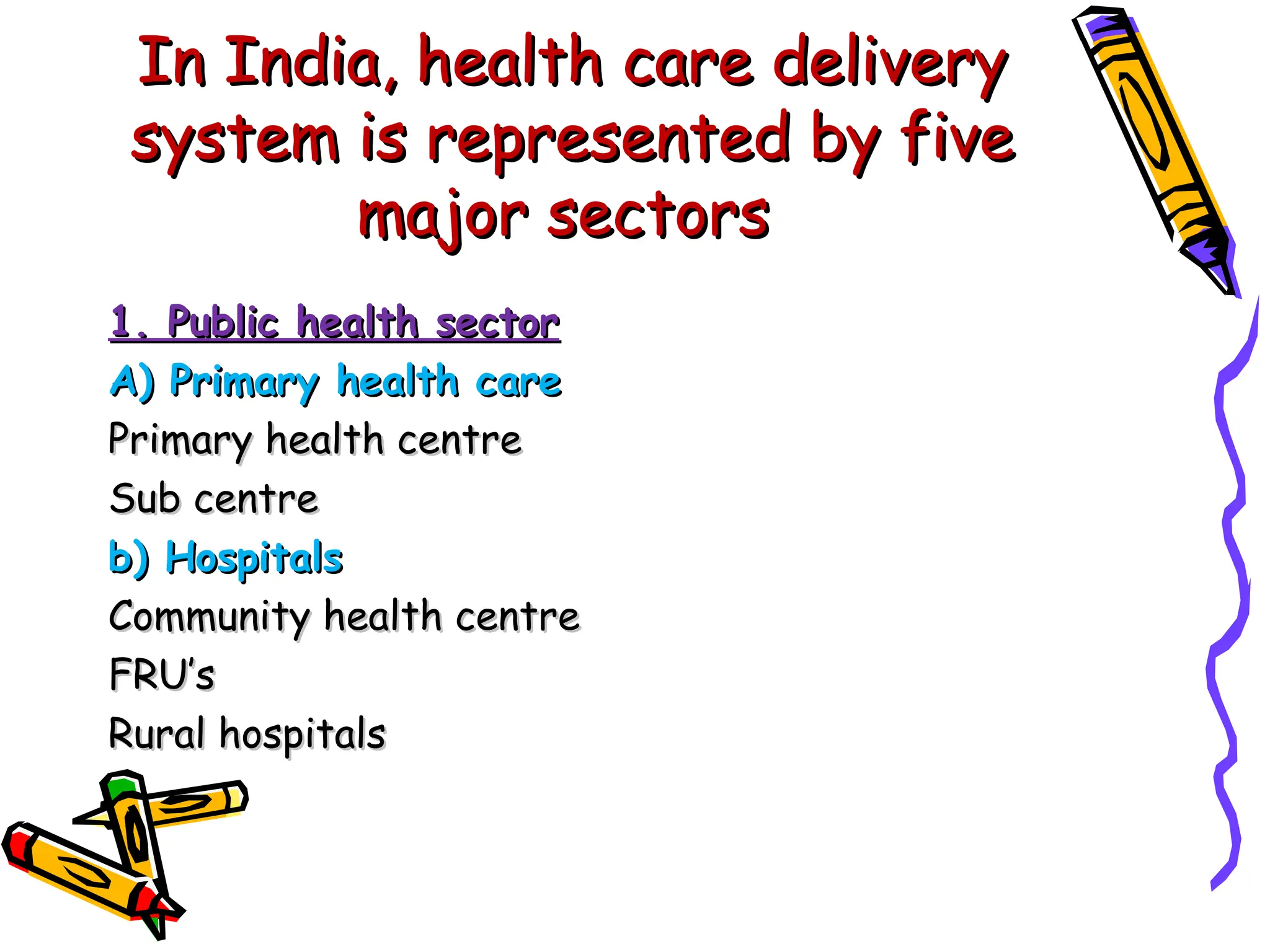 Health care delivery system in India.ppt