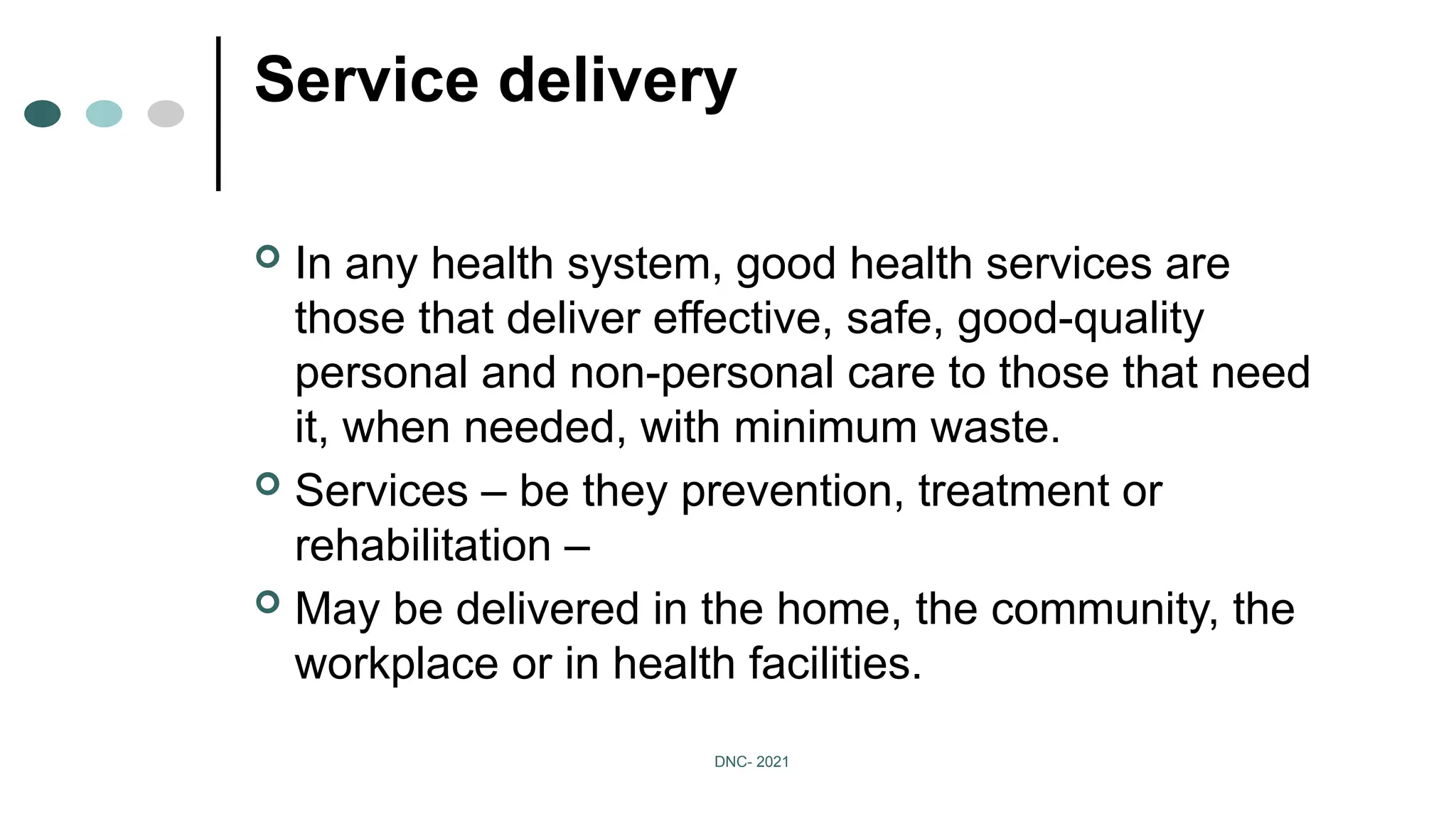 a health care delivery system in developed countries | PPTX