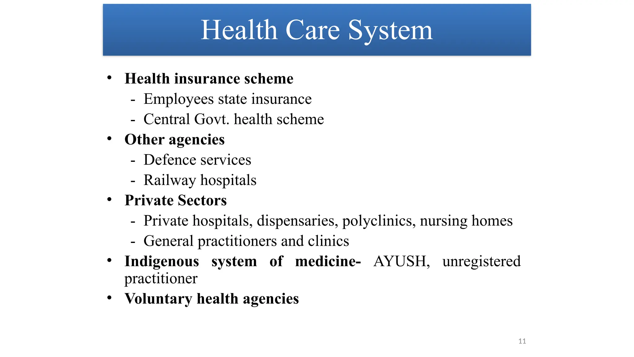 Health care delivery system IN iNDIA.pptx
